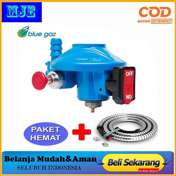 Jual Blue Gaz Regulator Blue Gas Selang Blue Gas Regulator SNI | Shopee ...