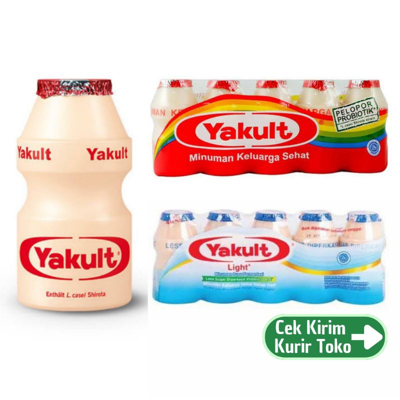 Jual YAKULT PER PACK ISI 5 - Yakult Biasa & Light Less Sugar Minuman ...