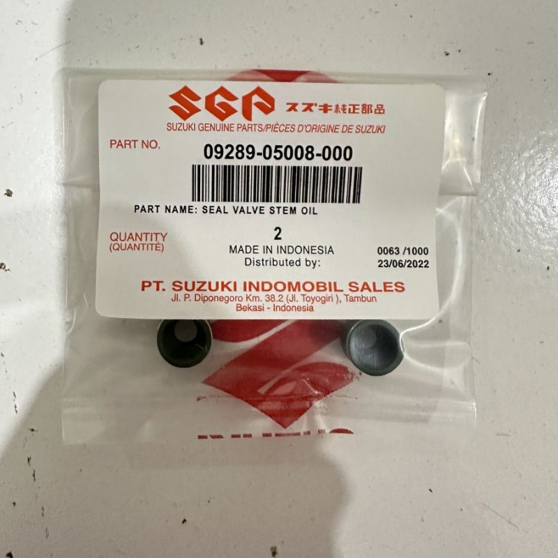 Jual ( 100% ORIGINAL ) SEAL KLEP SGP SUZUKI SHOGUN SMASH PNP HONDA ...