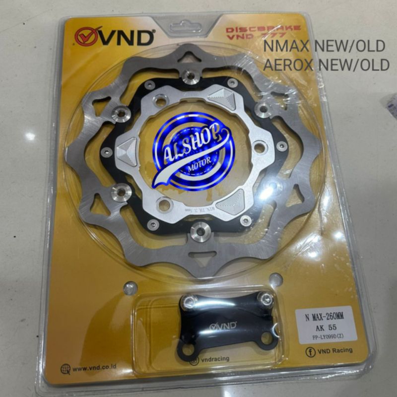 Jual DISCBRAKE / PIRINGAN CAKRAM DEPAN VND AK 55 260MM YAMAHA NMAX NEW NMAX OLD AEROX NEW AEROX ...