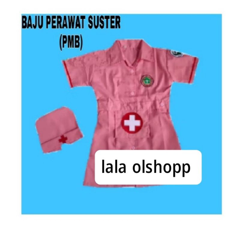 Jual BAJU ANAK PROFESI SUSTER PERAWAT PINK (PMB) BAJU SUSTER (PMB) ANAK ...