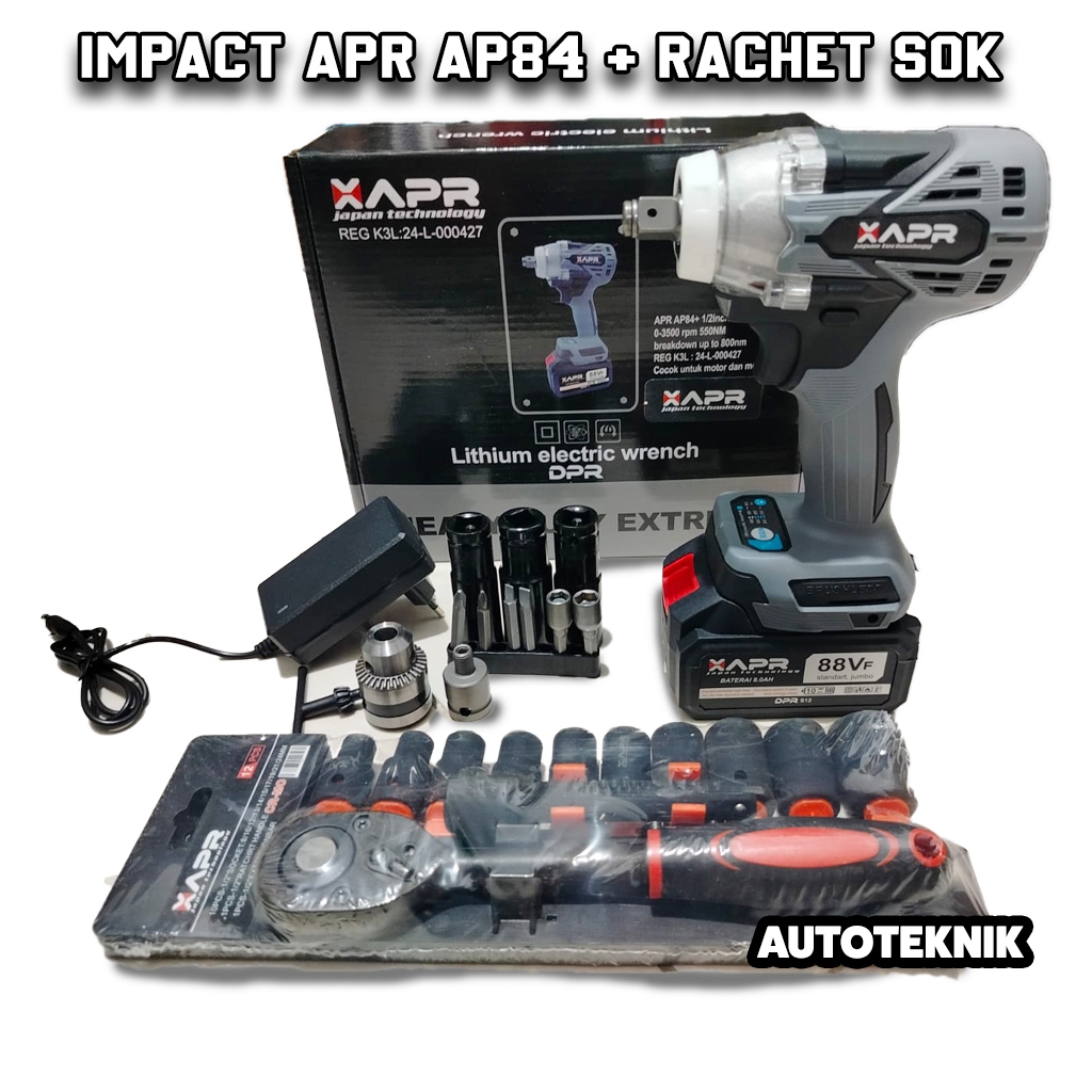 Jual PROMO APR Impact Wrench AP84 Promax 1000NM Mesin Pembuka Baut ...