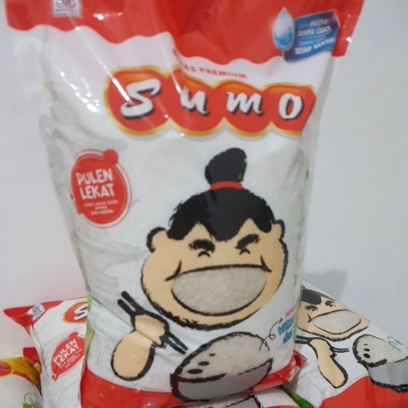 Jual New Sumo Merah 5kg Beras Fortifikasi Khusus Pulen Wangi Super ...