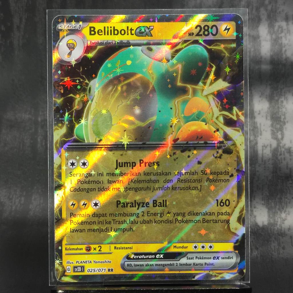 Jual Bellibolt EX RR Pokemon No #0939 - LISTRIK - RegG sv2D KARTU TCG ...
