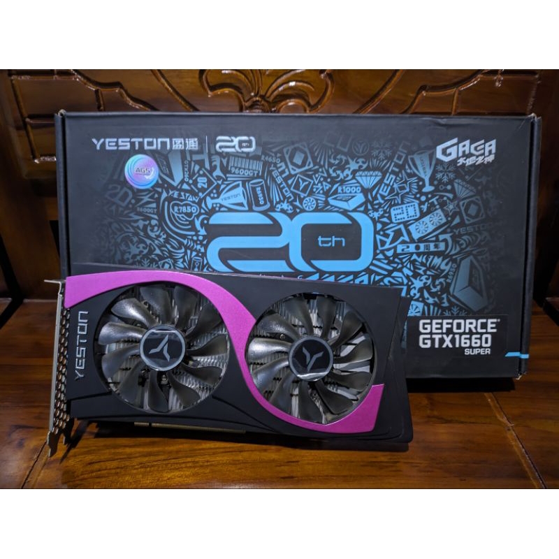 Jual VGA YESTON GTX 1660 SUPER 6GB GDDR6 192BIT | Shopee Indonesia