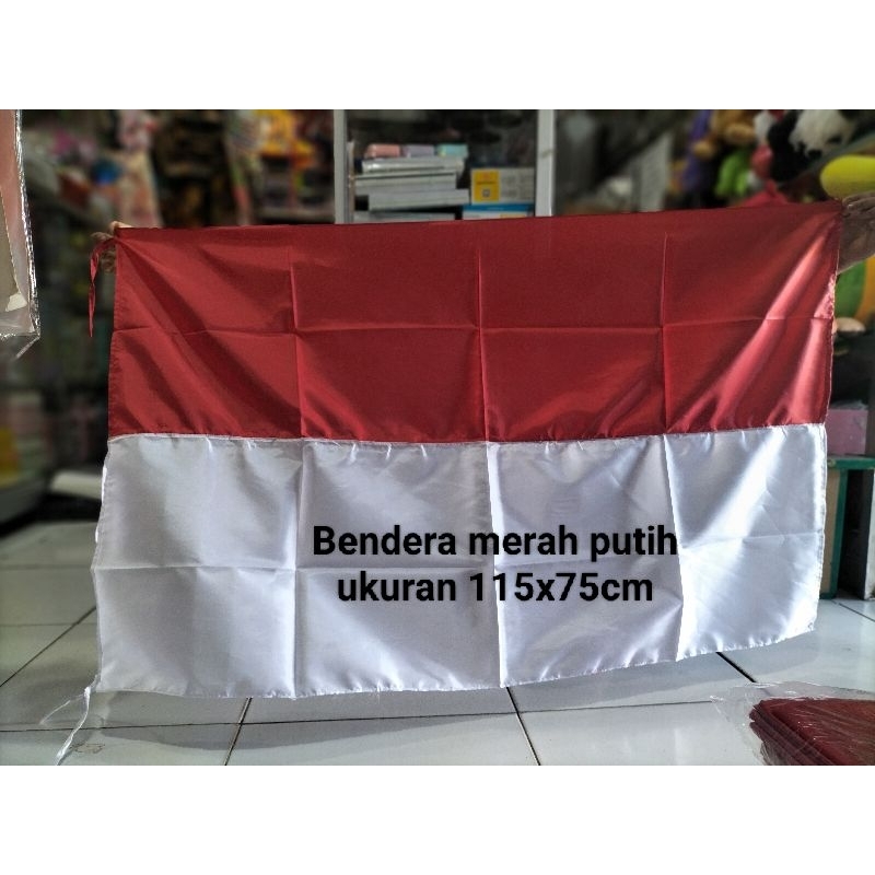 Jual Bendera Merah Putih jumbo / umbul umbul ukuran 115x75 85x55 | Shopee Indonesia