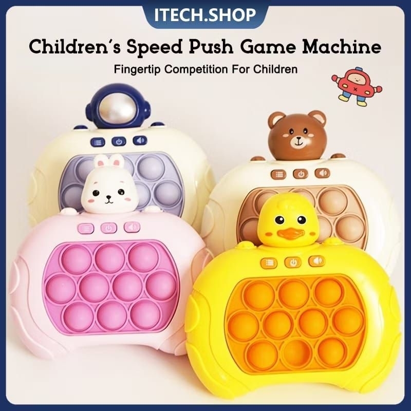 Jual Mainan pop it elektronik quick push fidget toy challenge mainan ...