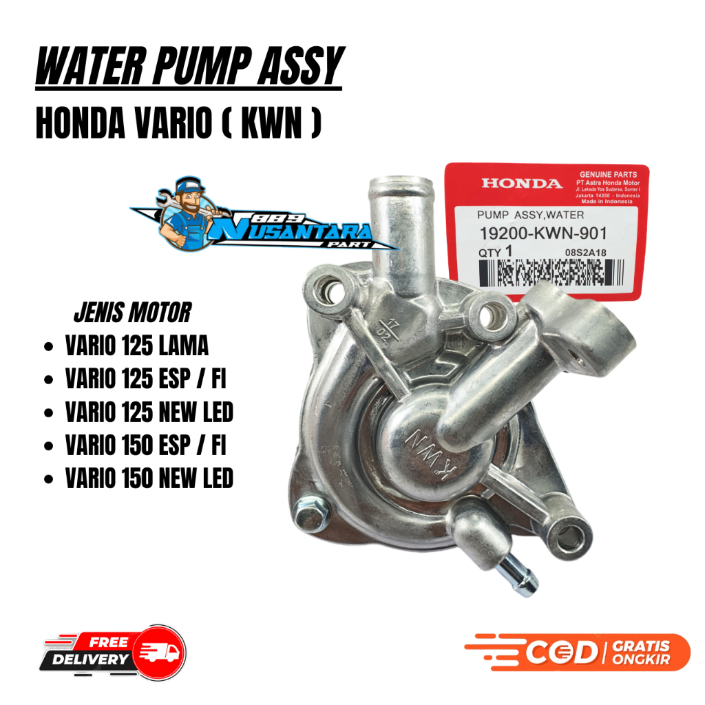 Jual WATERPUMP ASSY HONDA POMPA AIR RADIATOR VARIO 125 / PCX 150 / ADV ...
