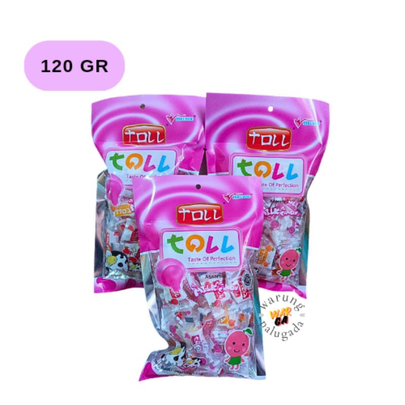 Jual Toll permen susu milk candy banyak rasa 120gr | Shopee Indonesia