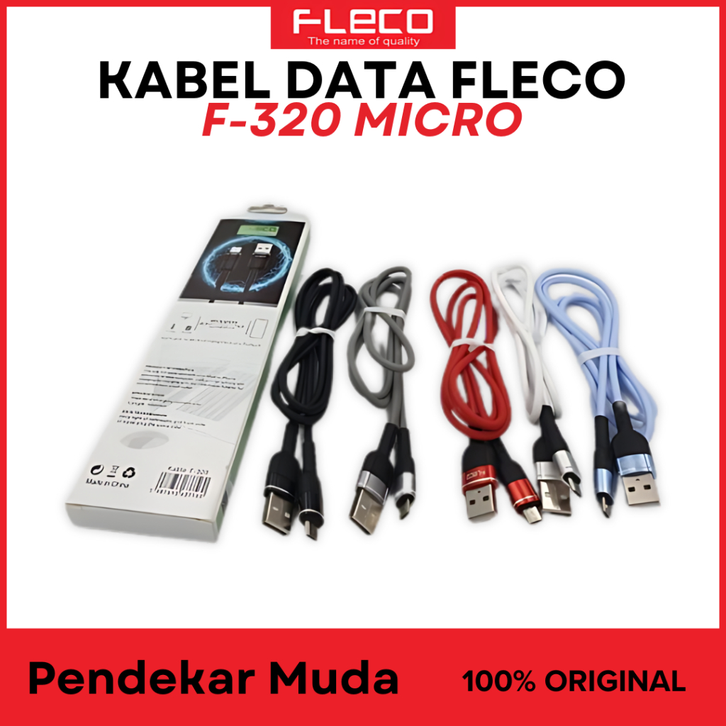 Jual Kabel data Micro berkualitas, merek FLECO F-320 | Shopee Indonesia