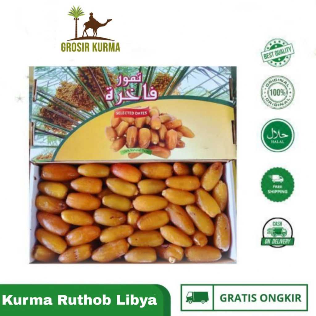 Jual Kurma Muda Ruthab Libya 1Kg Fresh Ruthob Luxury Dates / kurma ...