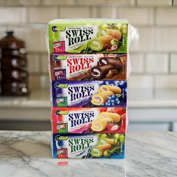 Jual Swizzlef Swiss Roll (24pcs x 20g) | Shopee Indonesia