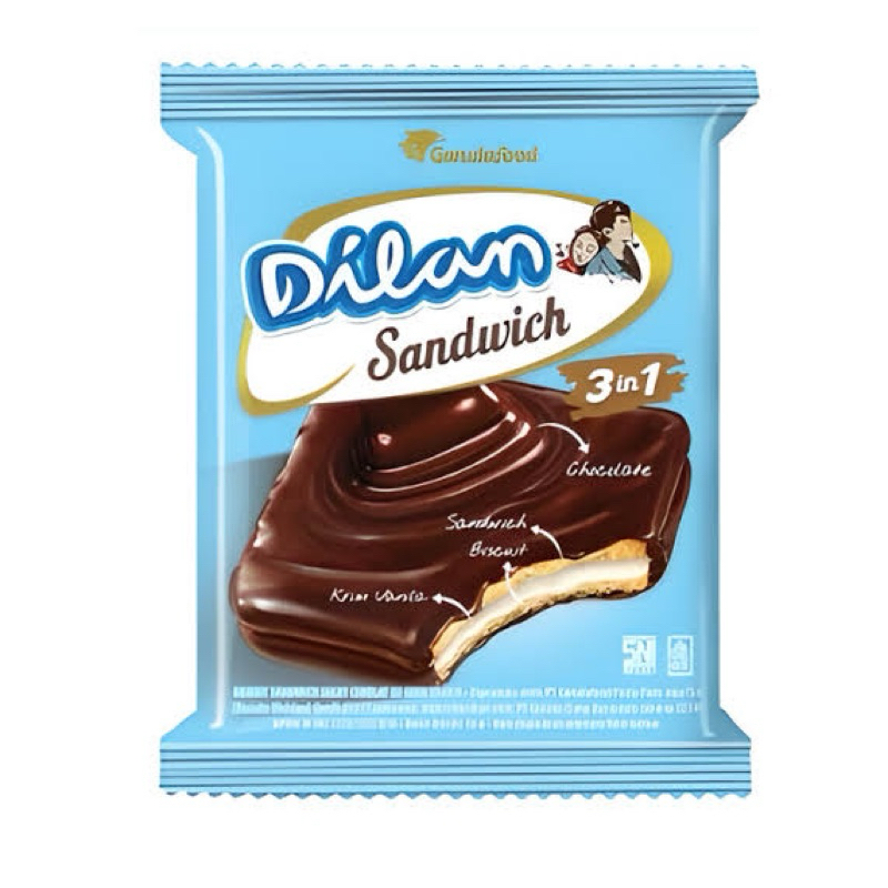 Jual DILAN SANDWICH 3 IN 1 | 1 RENCENG ISI 10 BUNGKUS | COKELAT DILAN ...