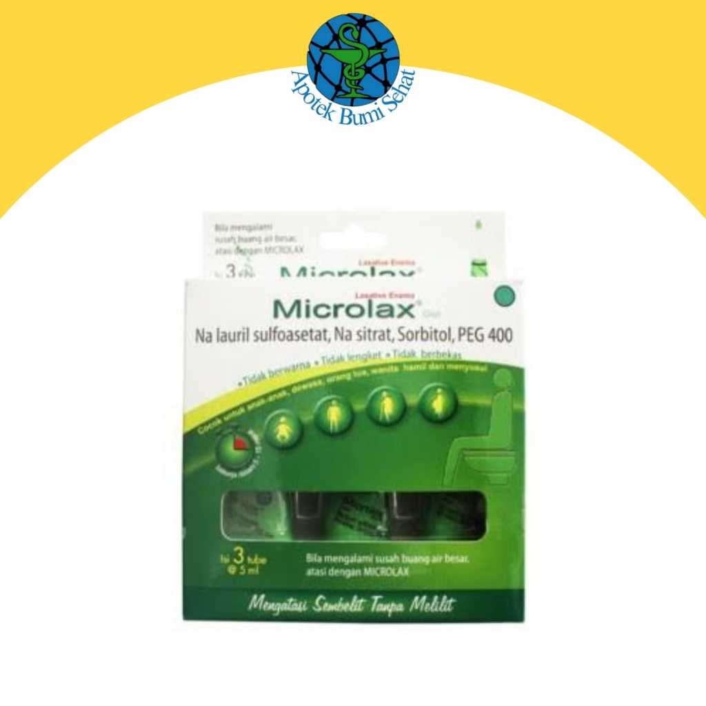 Jual MICROLAX GEL ISI 3 TUBE | Shopee Indonesia