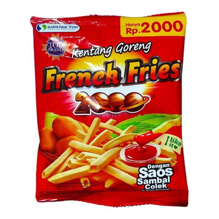 Jual FRENCH FRIES 2000 Snack Kentang Goreng dengan Saus Sambal Tomat ...