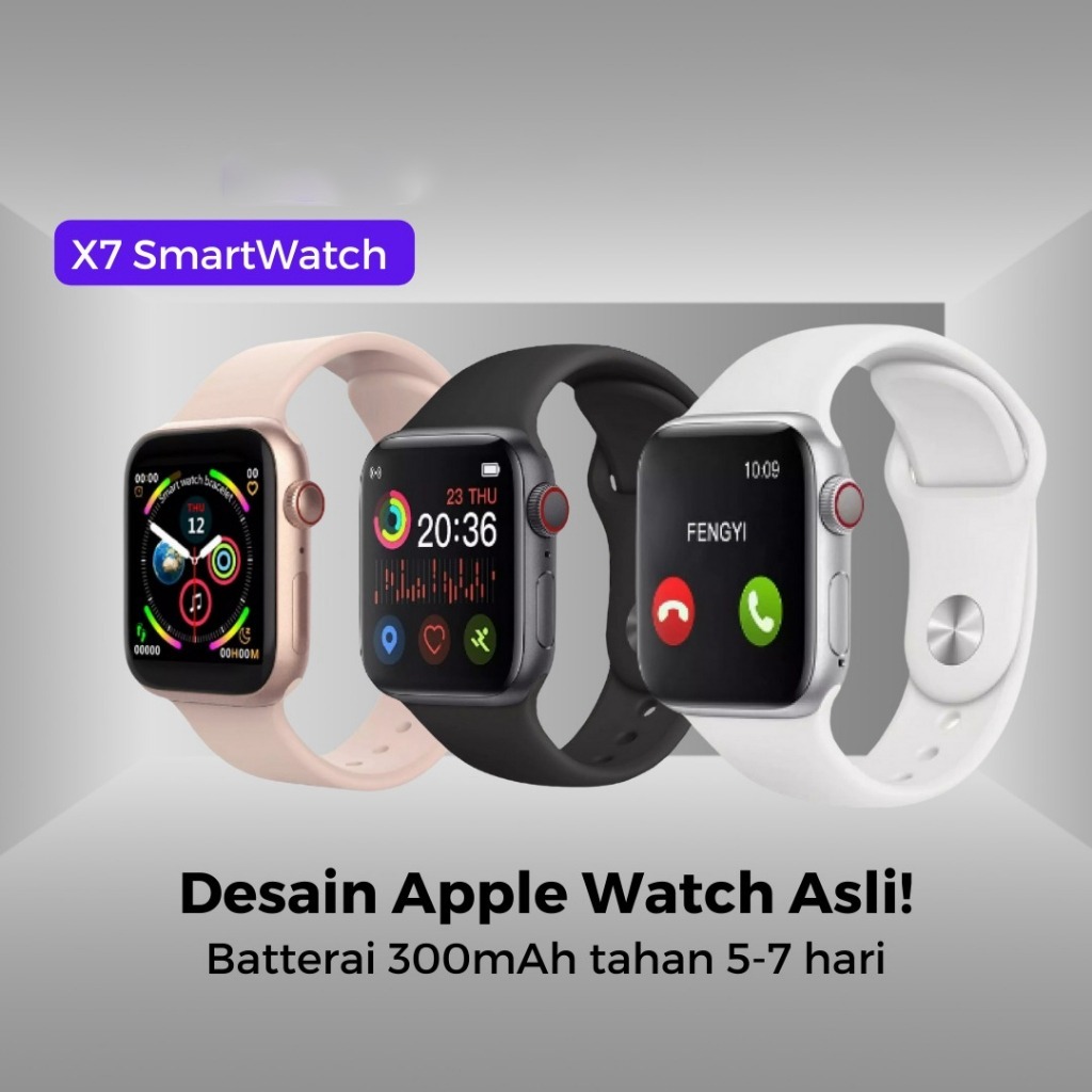 Jual SmartWatch Smart Watch X7 Jam Tangan Pintar Sport Fitness Digital ...