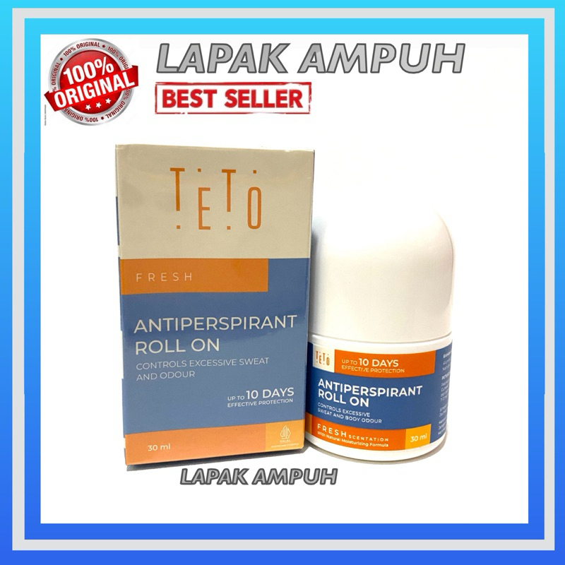 Jual Teto Antiperspirant Deodorant Roll On 30ml FRESH | Shopee Indonesia