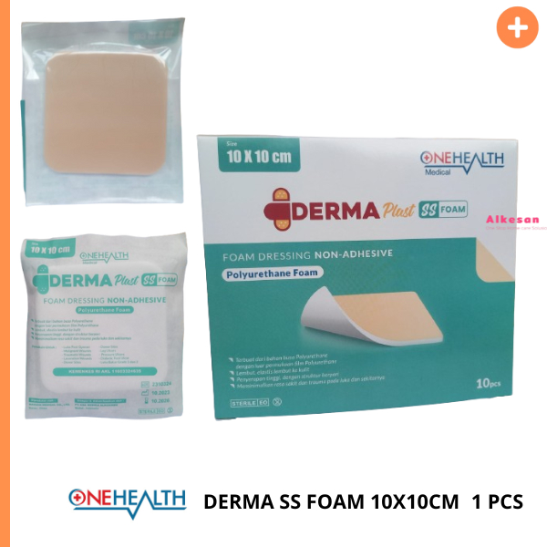Jual Dermaplast SS Foam Dressing 10cm X 10 cm Plester Penutup Luka Non ...