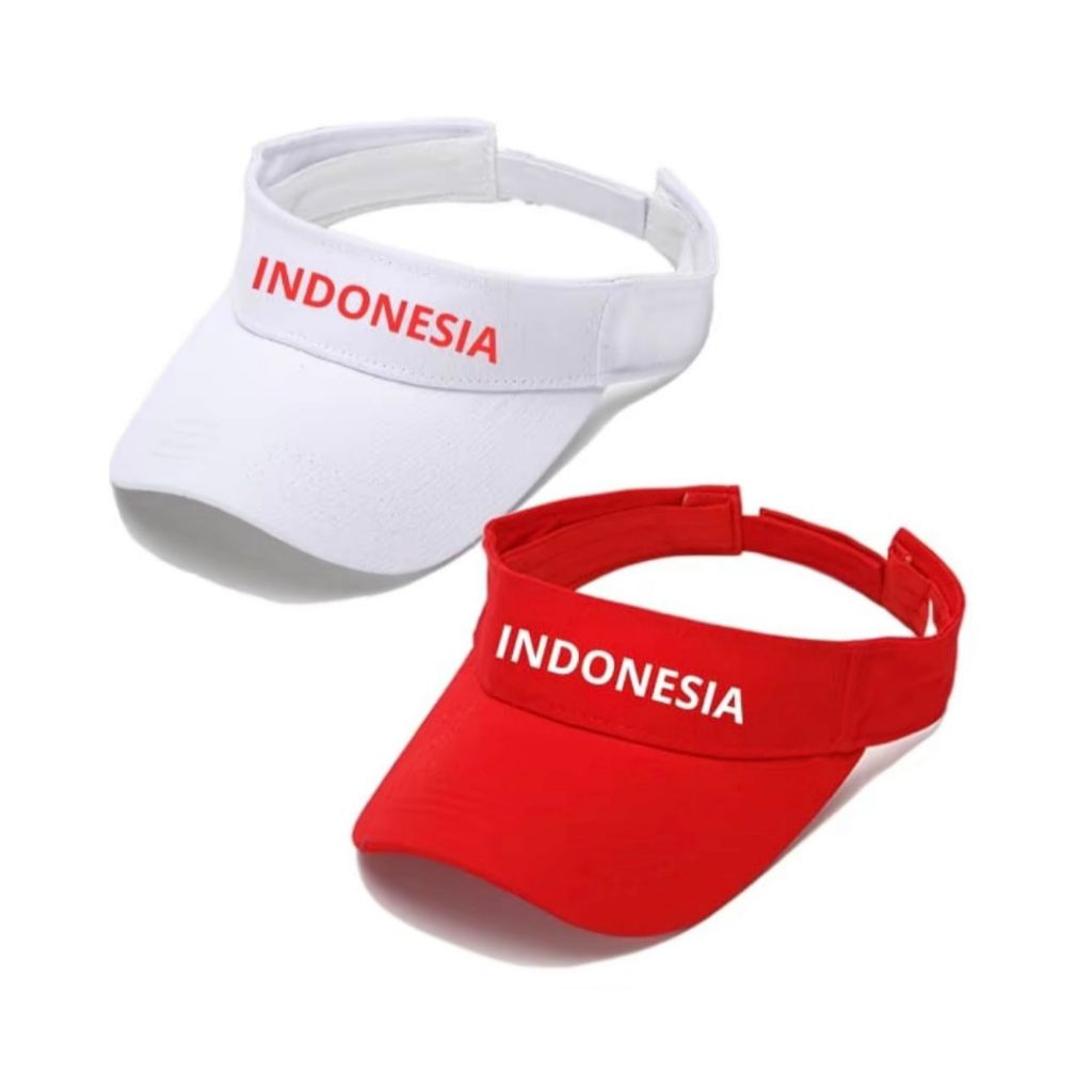 Jual Topi Golf Wanita Merah Putih Bordir Dirgahayu Indonesia HUT RI 17 ...