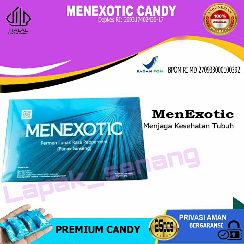Jual MenExotic candy original 100% isi 25pcs | Shopee Indonesia