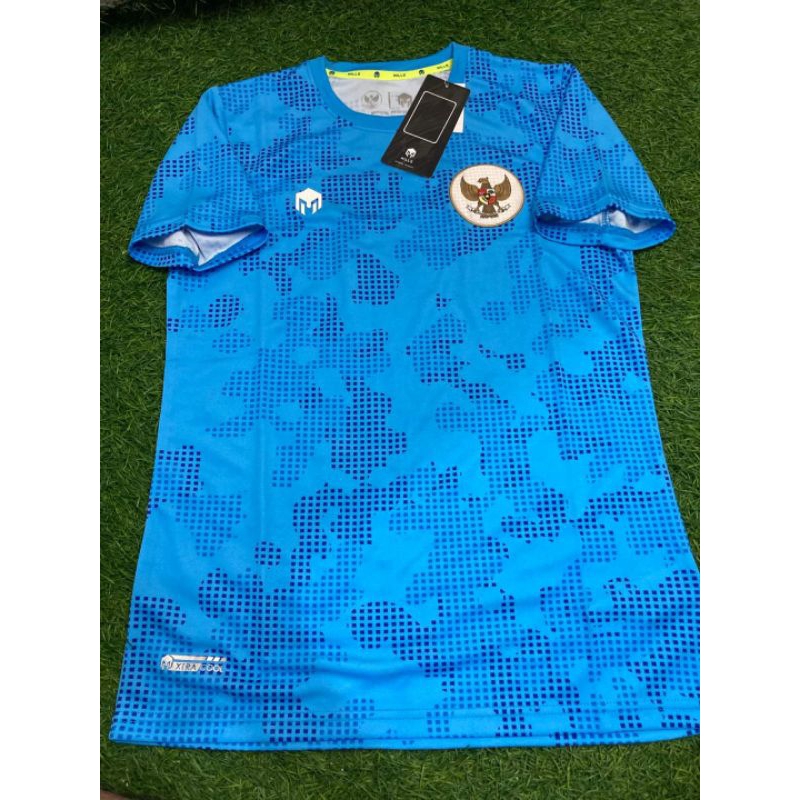 Jual Jersey Timnas Indonesia Prematch Training Blue 2020 2021 Original ...