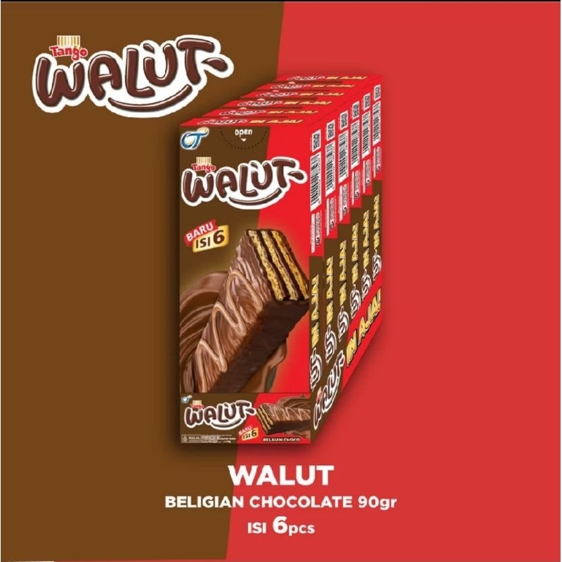 Jual Tango Walut Belgian Choco 90gr | Shopee Indonesia