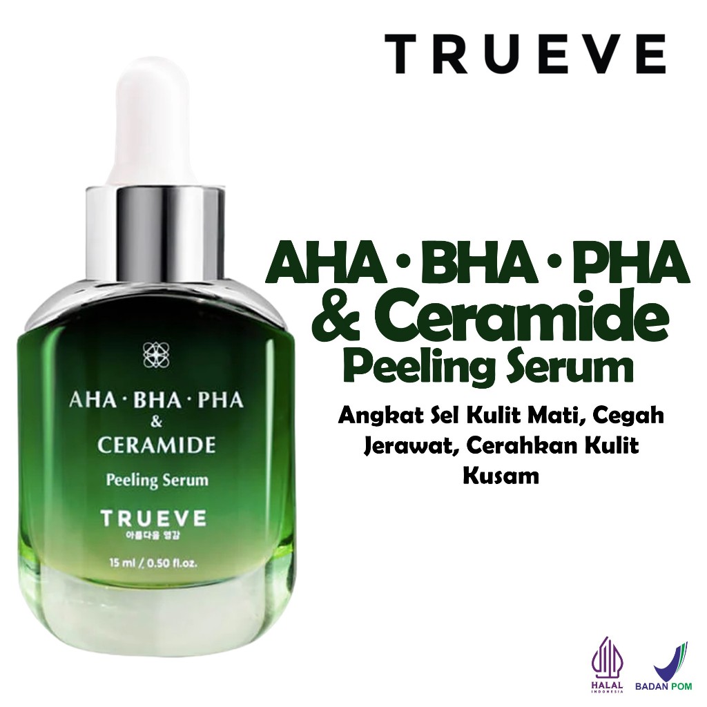 Jual TRUEVE AHA BHA PHA & Ceramide Peeling Serum | Shopee Indonesia