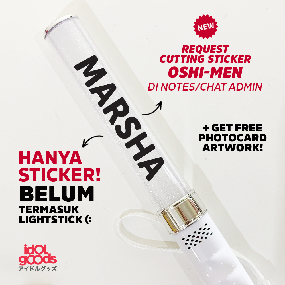 Jual Sticker Light Stick Lumiace Oshimen Request - JKT48 AKB48 KPOP ...