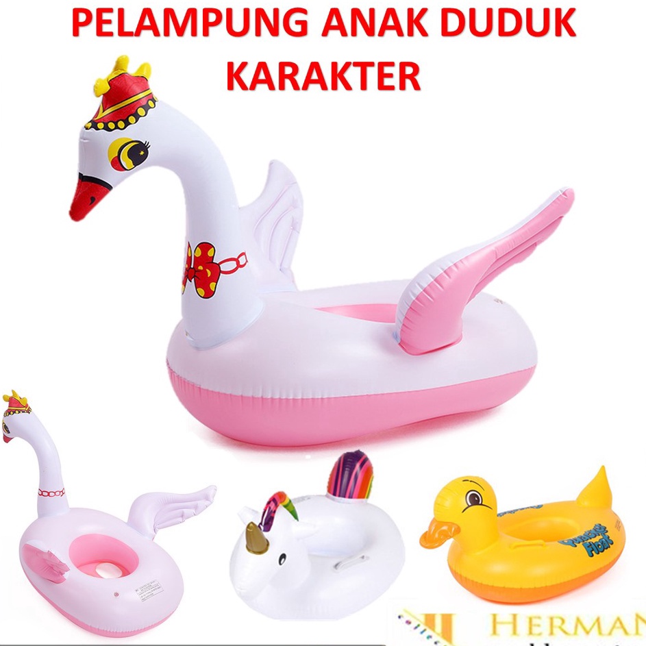Jual Baru Datang HC Ban Renang Anak Karakter Quacker Float Children ...