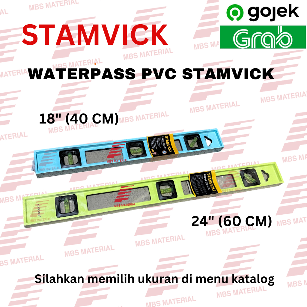 Jual Waterpas PVC Stamvick 18" 24" inch (40 & 60 cm) | Shopee Indonesia
