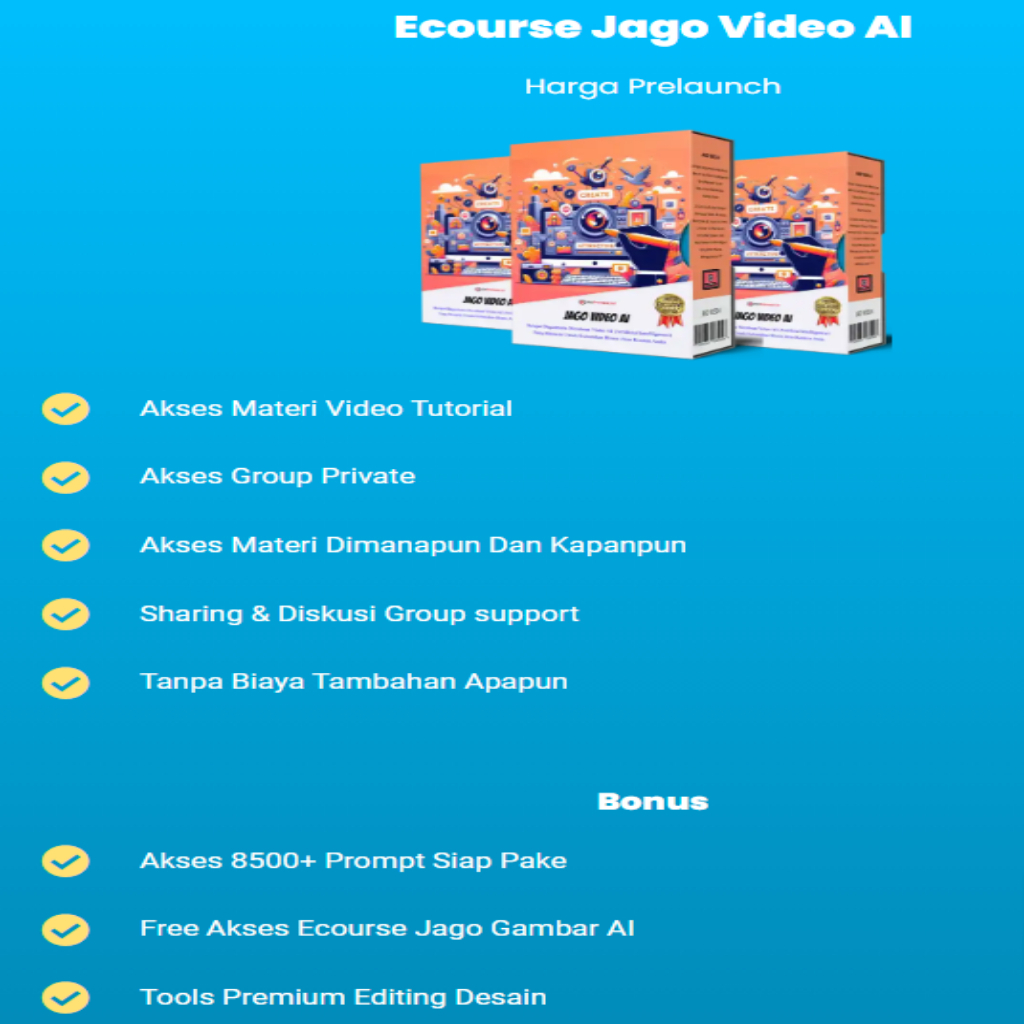 Jual Softaisystem - Jago Vidio Ai - Teknik-teknik mengedit Video AI, seperti teknik looping ...