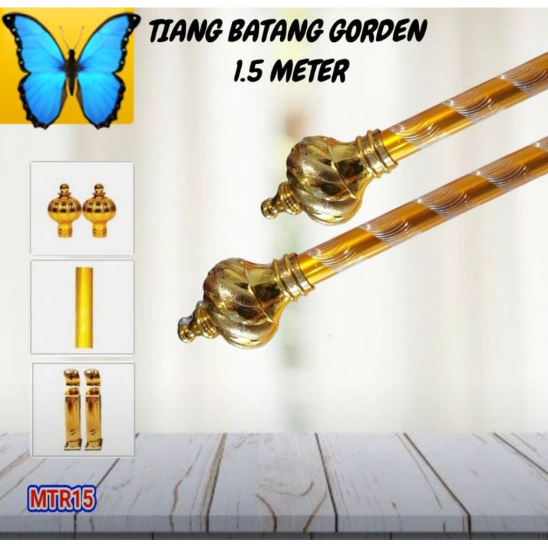Jual Besi Gorden Full Set/Tiang Gorden/Rel Gorden/Batang Hordeng ...