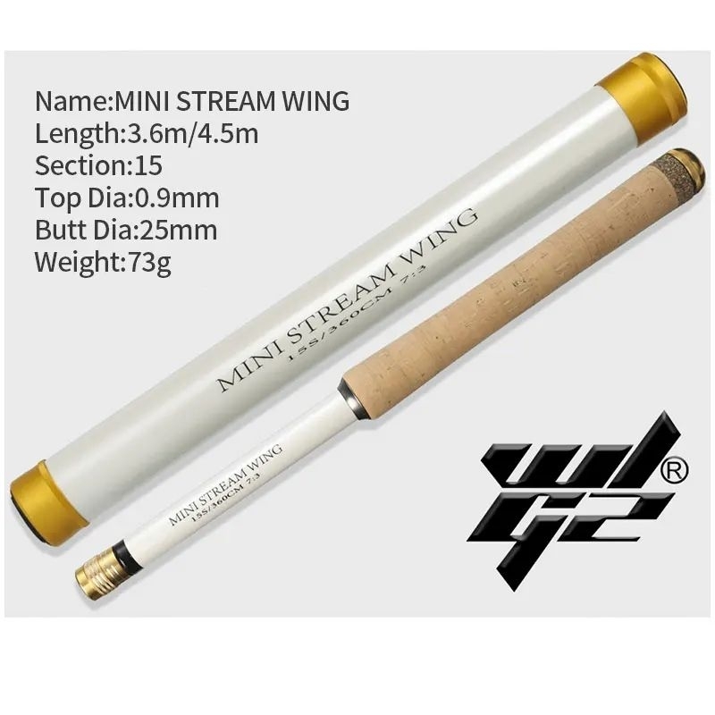 Jual Tegek Mini Stream Wing 360 15S 7:3 Putih Joran Tanago | Shopee ...