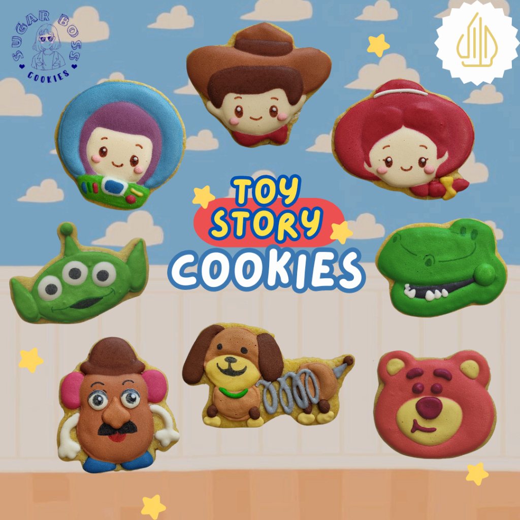 Jual COOKIES KARAKTER TOY STORY/kue kering toy story/COOKIES HIAS TOY ...