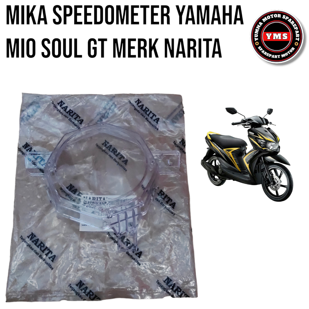Jual Mika Speedometer Yamaha Mio Soul GT 115 Mika Kaca Kilometer Mio ...