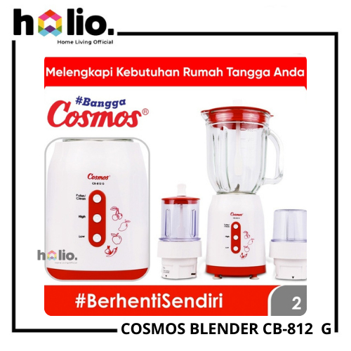 Jual Blender Cosmos Blenz Kaca CB 812 G / CB-812 G / CB812G Kapasitas 2 ...