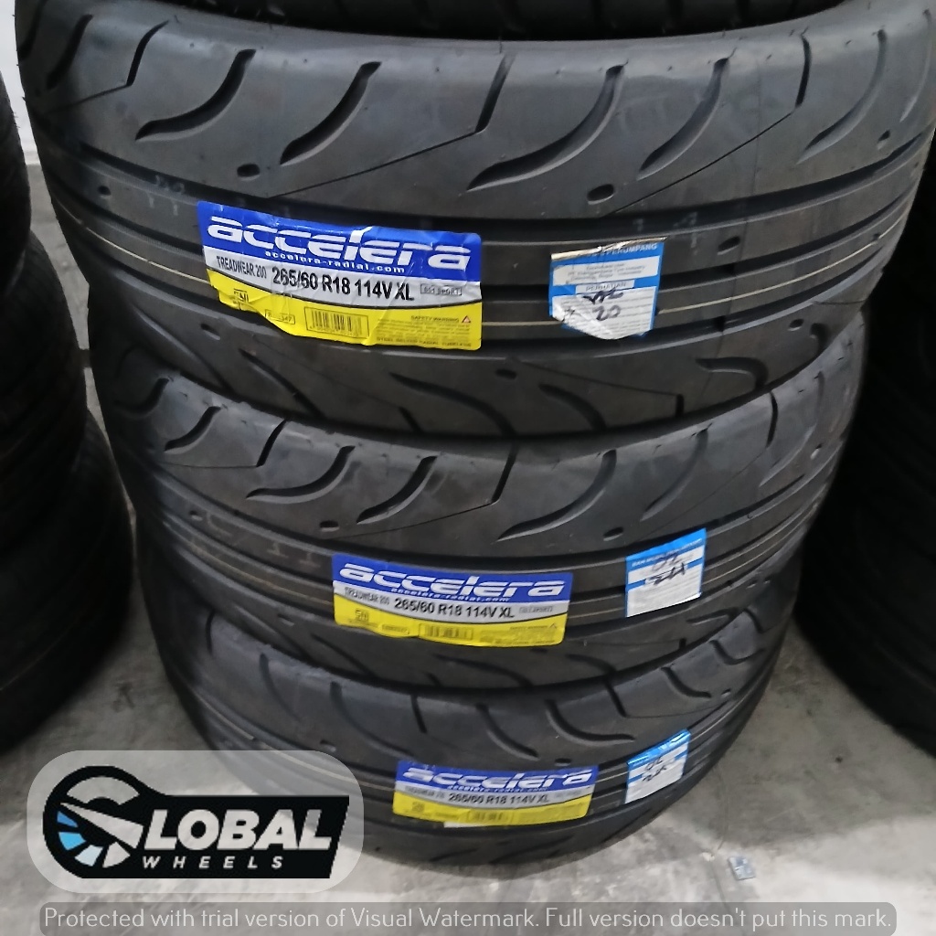 Jual Ban accelera ukuran 265 60 R18 semi slick |ban mobil pajero ...