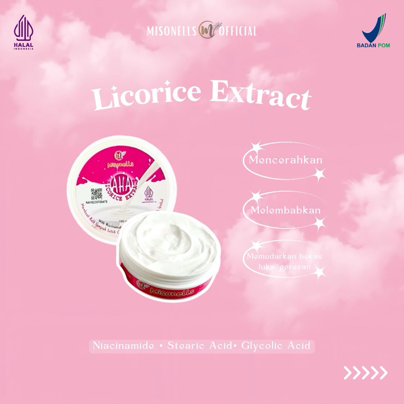 Jual Misonells Bleaching licorice Extract 100gr | Shopee Indonesia