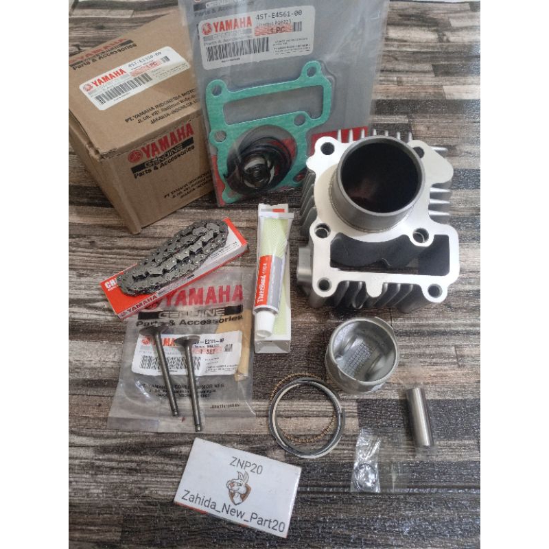 Jual Blok seher set rantai keteng+klep set lem yamaha Crypton Vega r lama kode part(4ST ...