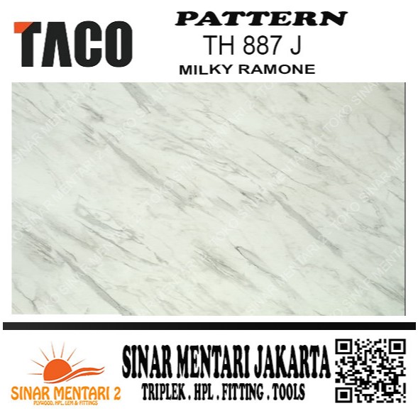 Jual TACO HPL PATTERN TH 887 J MILKY RAMONE | Shopee Indonesia