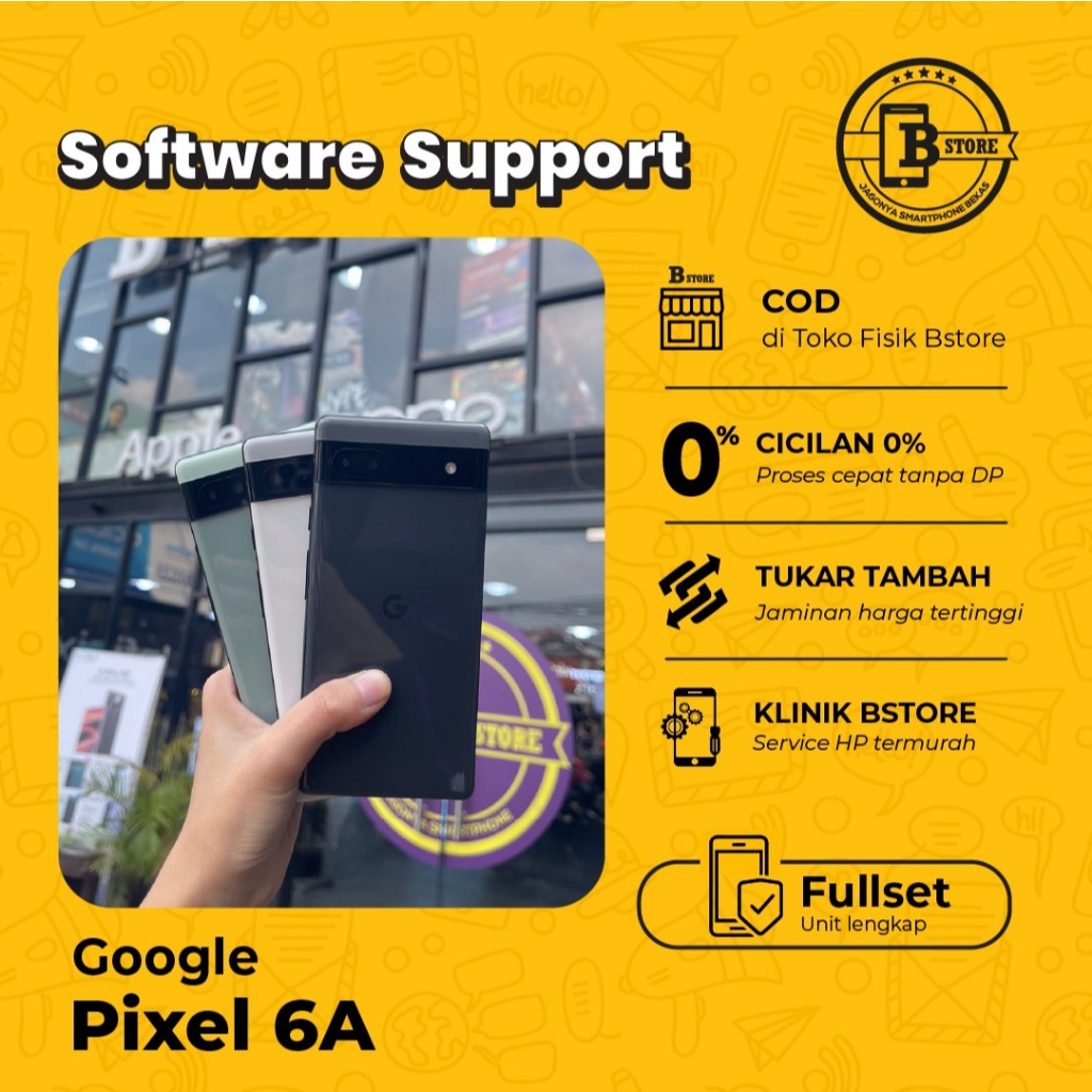 Jual Google Pixel 6A - BATANGAN - RAM 6/128GB - SOFTWARE SUPPORT ...