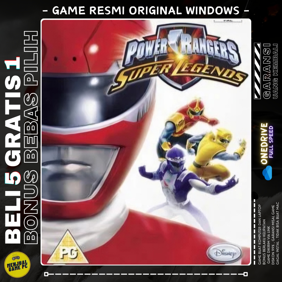 Jual POWER RANGER SUPER LEGEND - GAME LAPTOP - GAME PC - GAME KOMPUTER ...