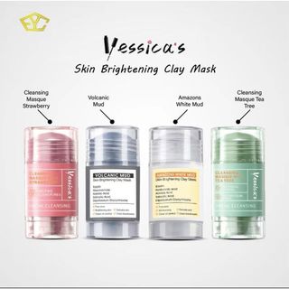 Jual YESSICA’S Clay Stick Mask 50gr || Yessica Masker Stick Tea Tree ...