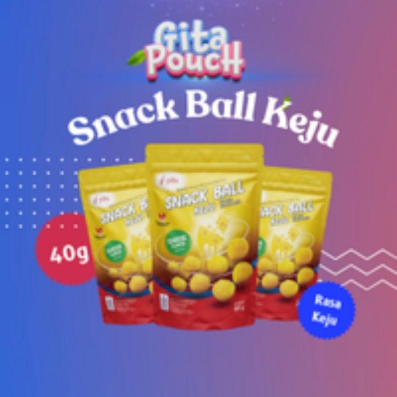 Jual [MP] Gita Food Cemilan Snack Ball Rasa Keju (40g) | Shopee Indonesia