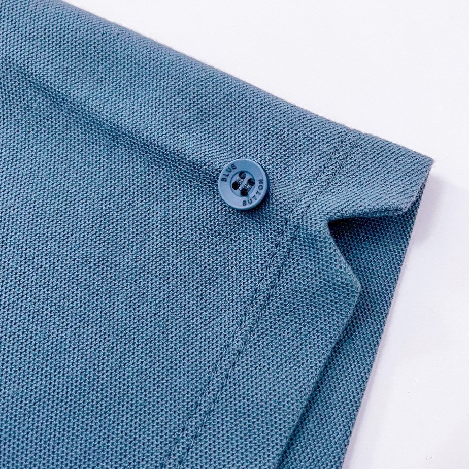Jual BlueButton Polo Shirt Mineral Blue | Shopee Indonesia