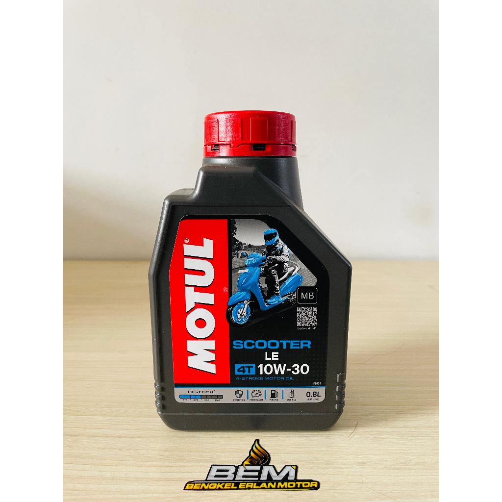 Jual OLI MOTUL SCOOTER LE (BIRU) 10W30 800ML ORIGINAL 100% | Shopee ...