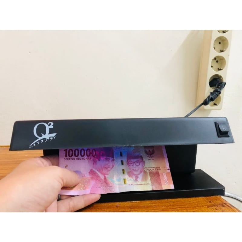 Jual [BISA COD]Alat Pendeteksi Uang Palsu Money Detector Q2 3110 MONEY DETECTOR Q2 MONEY ...