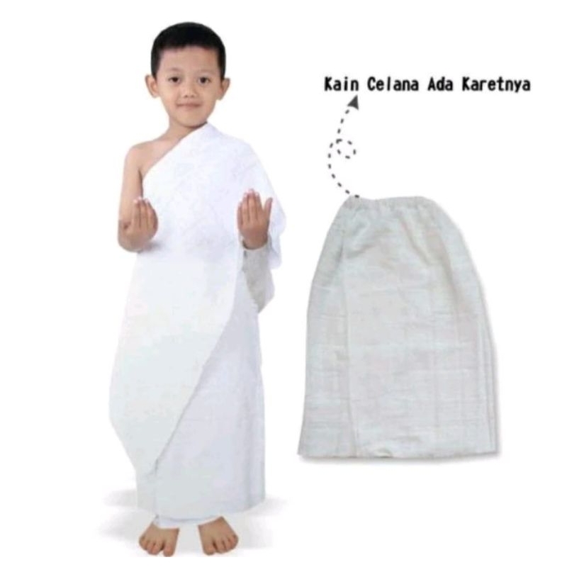 Jual KAIN BAJU IHROM TK INSTAN HELAI KAIN CELANA ADA KARET NYA | Shopee ...