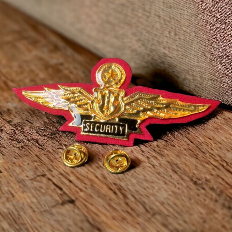 Jual pin wing satpam - pin wing fiber security | Shopee Indonesia