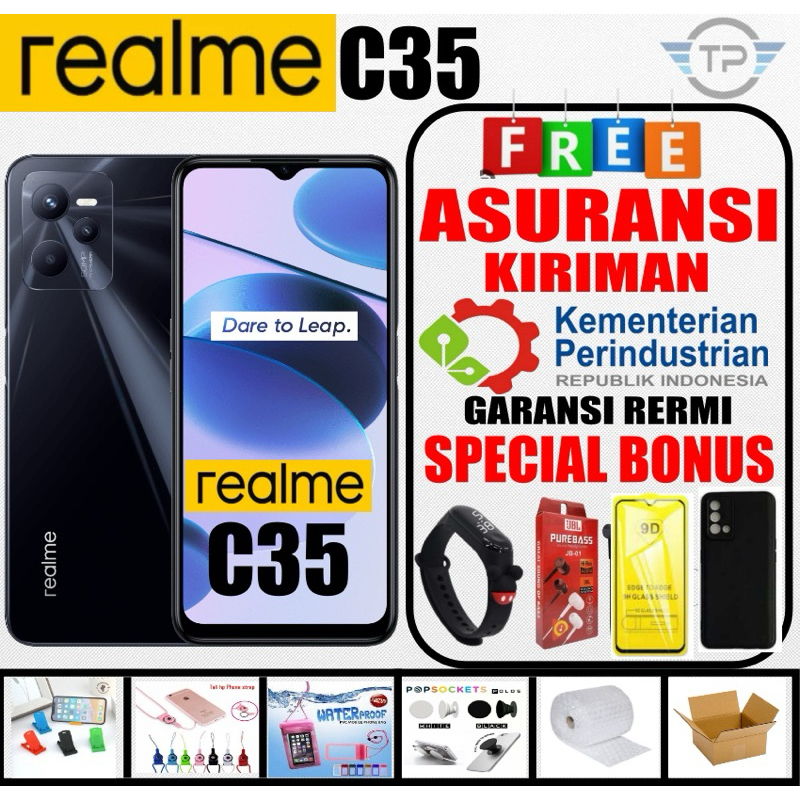 Jual Realme C35 4/64GB + 4/128GB GARANSI RESMI realme | Shopee Indonesia